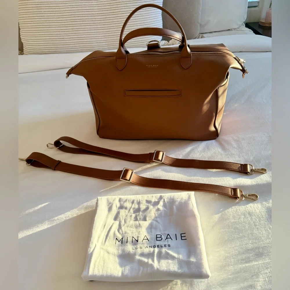 Mina Baie | Bags | Mina Baie Emmy Vegan Full Diaper Bag Terra | Poshmark